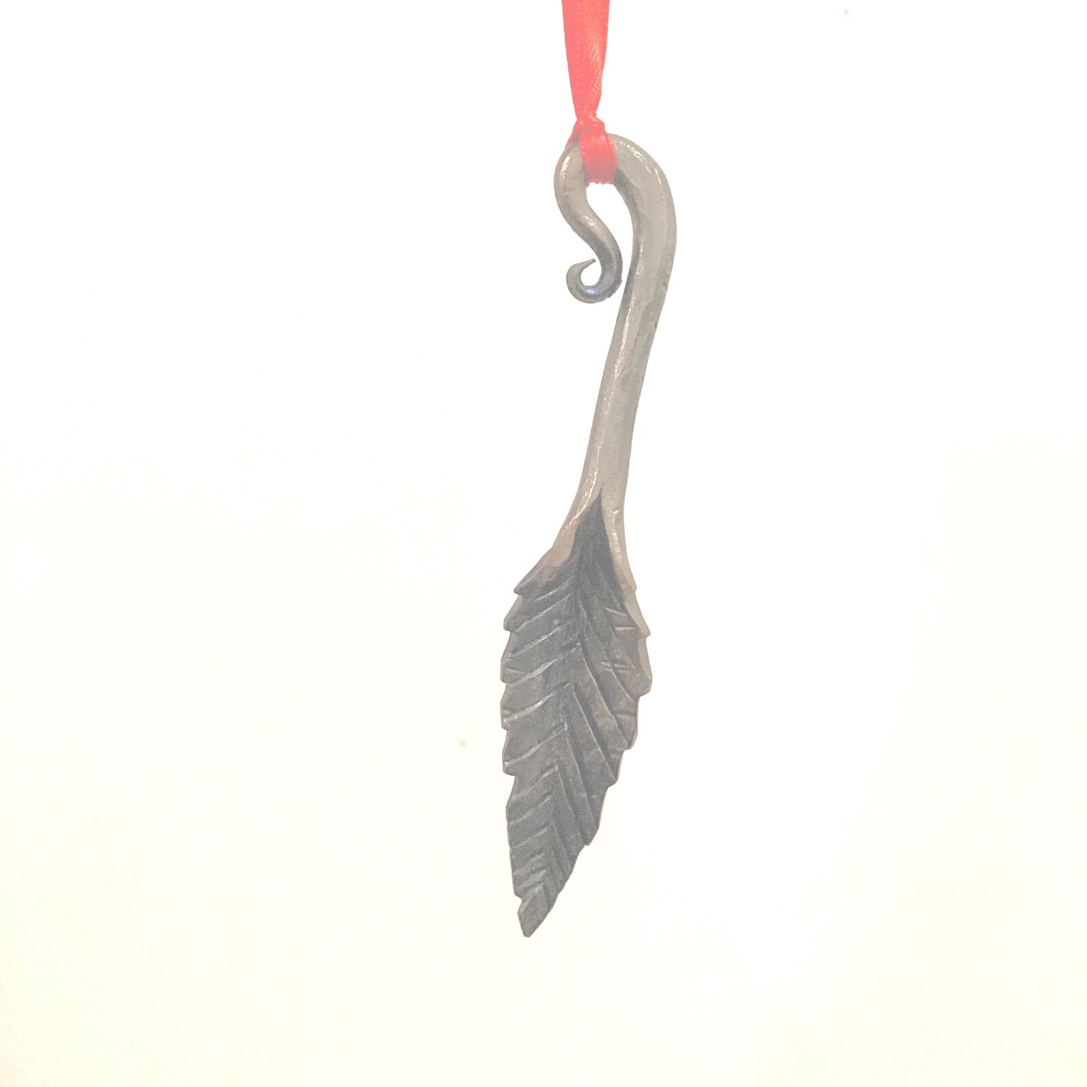 Hand Forged Leaf Ornament Hand Forged Gift New Handmade Key Chain Gift ...