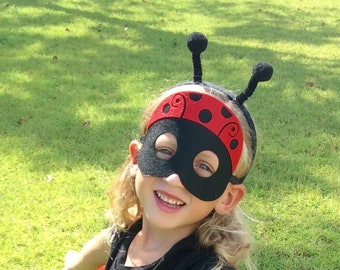 Miraculous Lady Bug Mask - Etsy