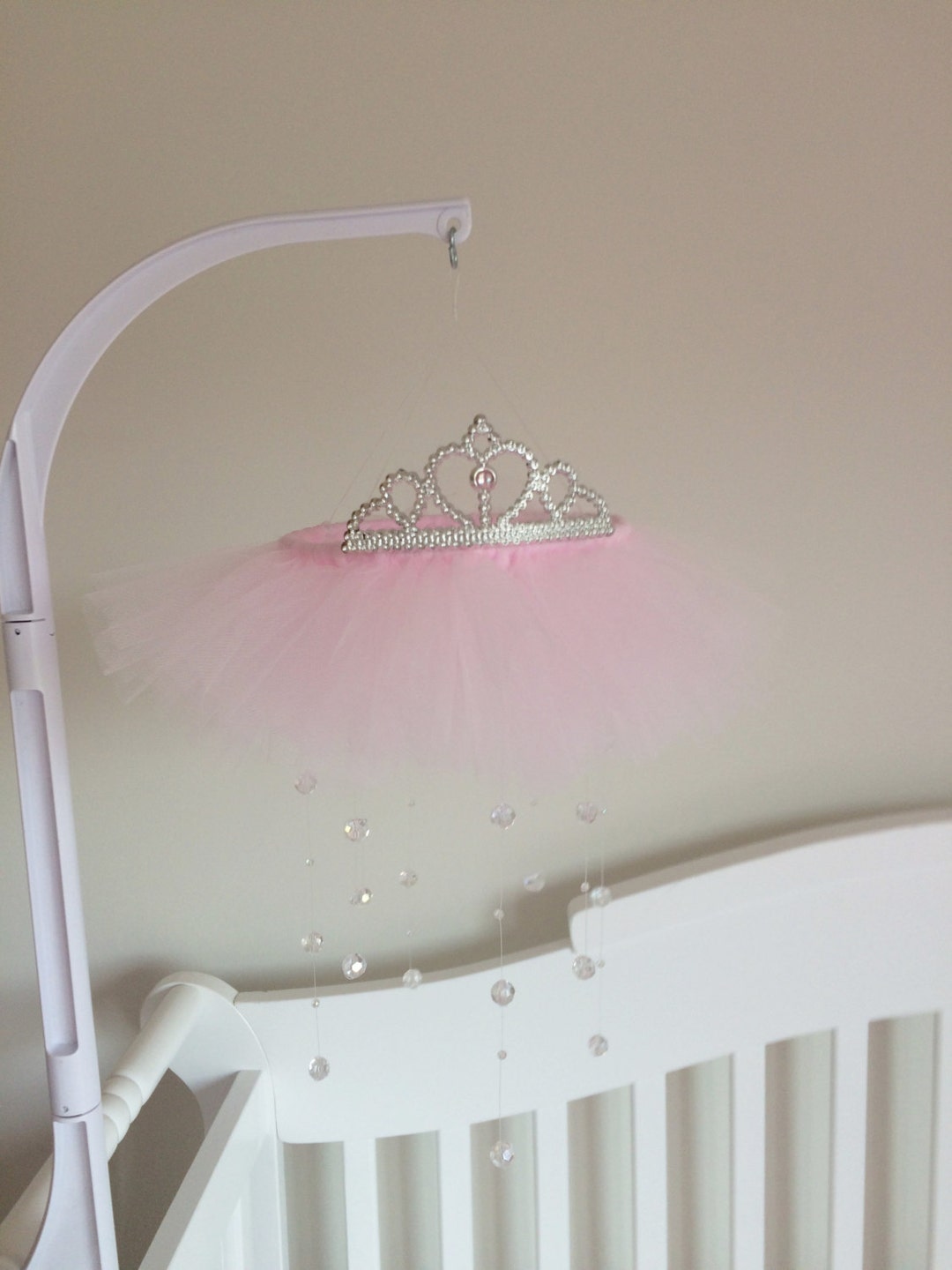 Crystal Baby Mobile, AVAILABLE in OTHER COLORS, Princess Mobile ...