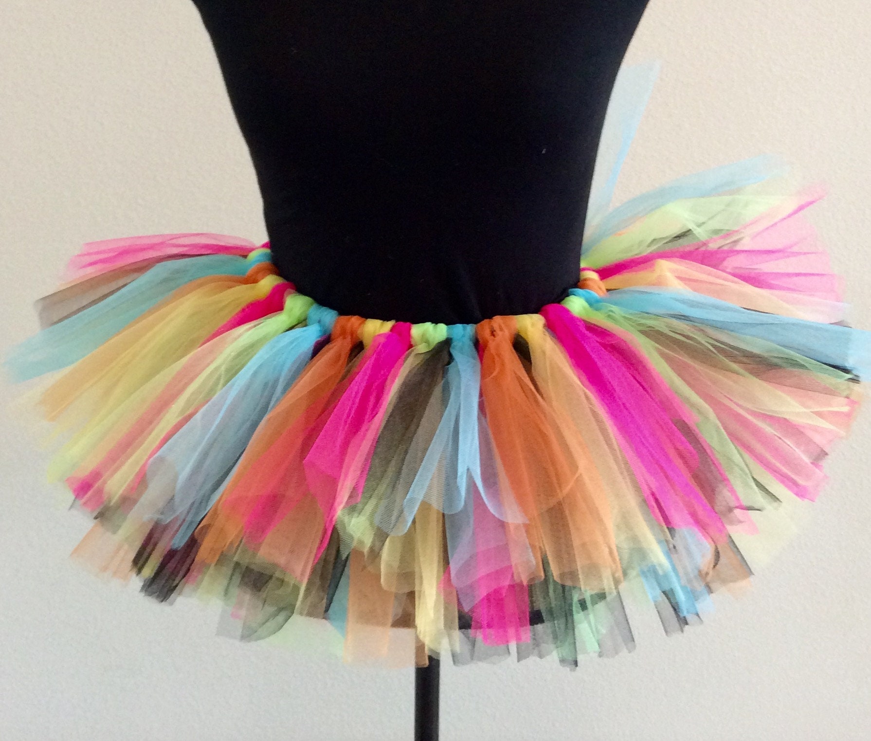 Neon tutu rave tutu rave wear rainbow tutu party tutu | Etsy