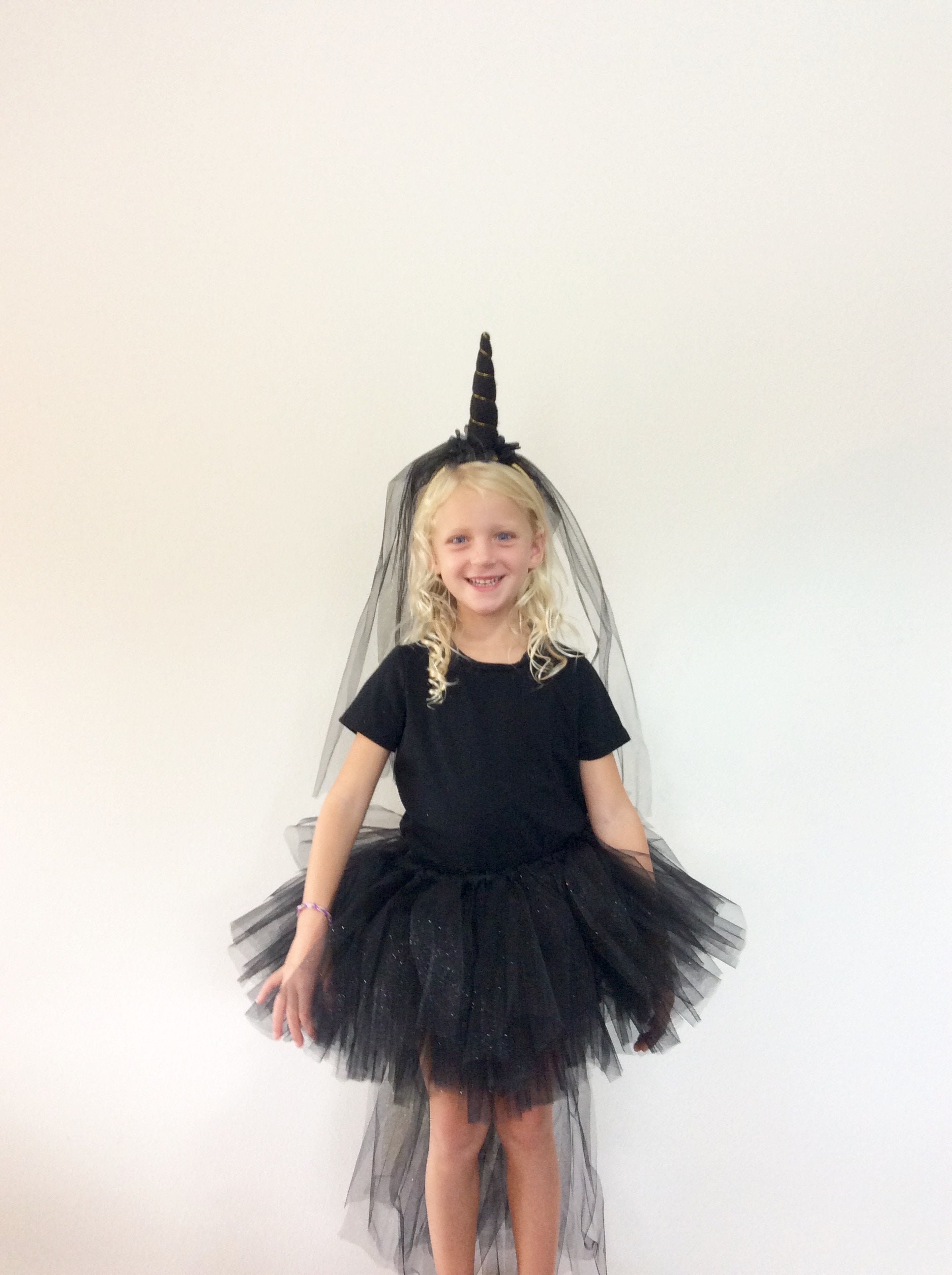 Black Unicorn Costume Unicorn Halloween Costume Unicorn Etsy