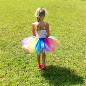 Rainbow Glitter Tutu, Rainbow Tutu, Colorful Tutu, Birthday Tutu, Fun ...