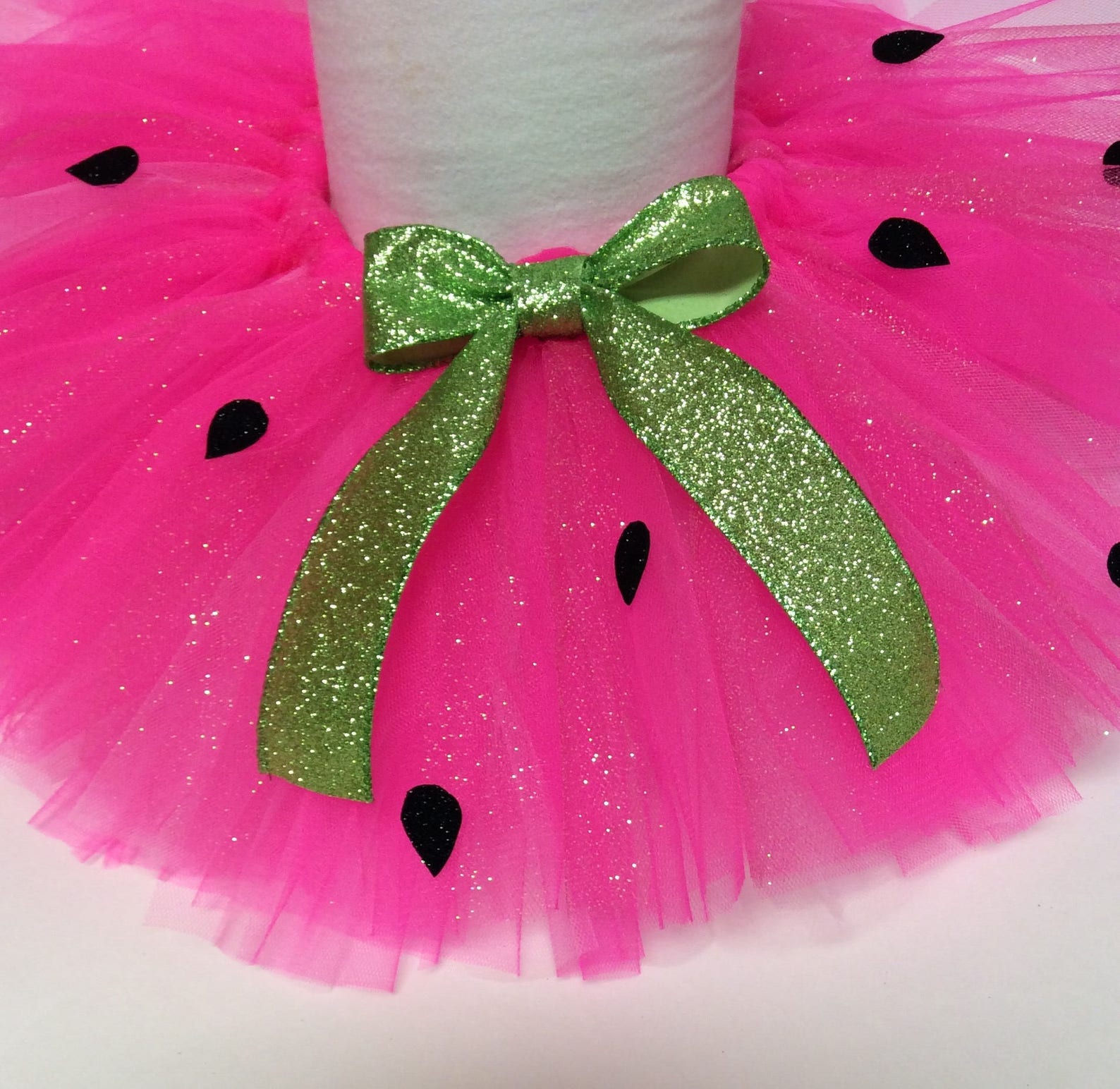 Watermelon Glitter Tutu, Pink Watermelon Tutu, Birthday Tutu, Colorful ...