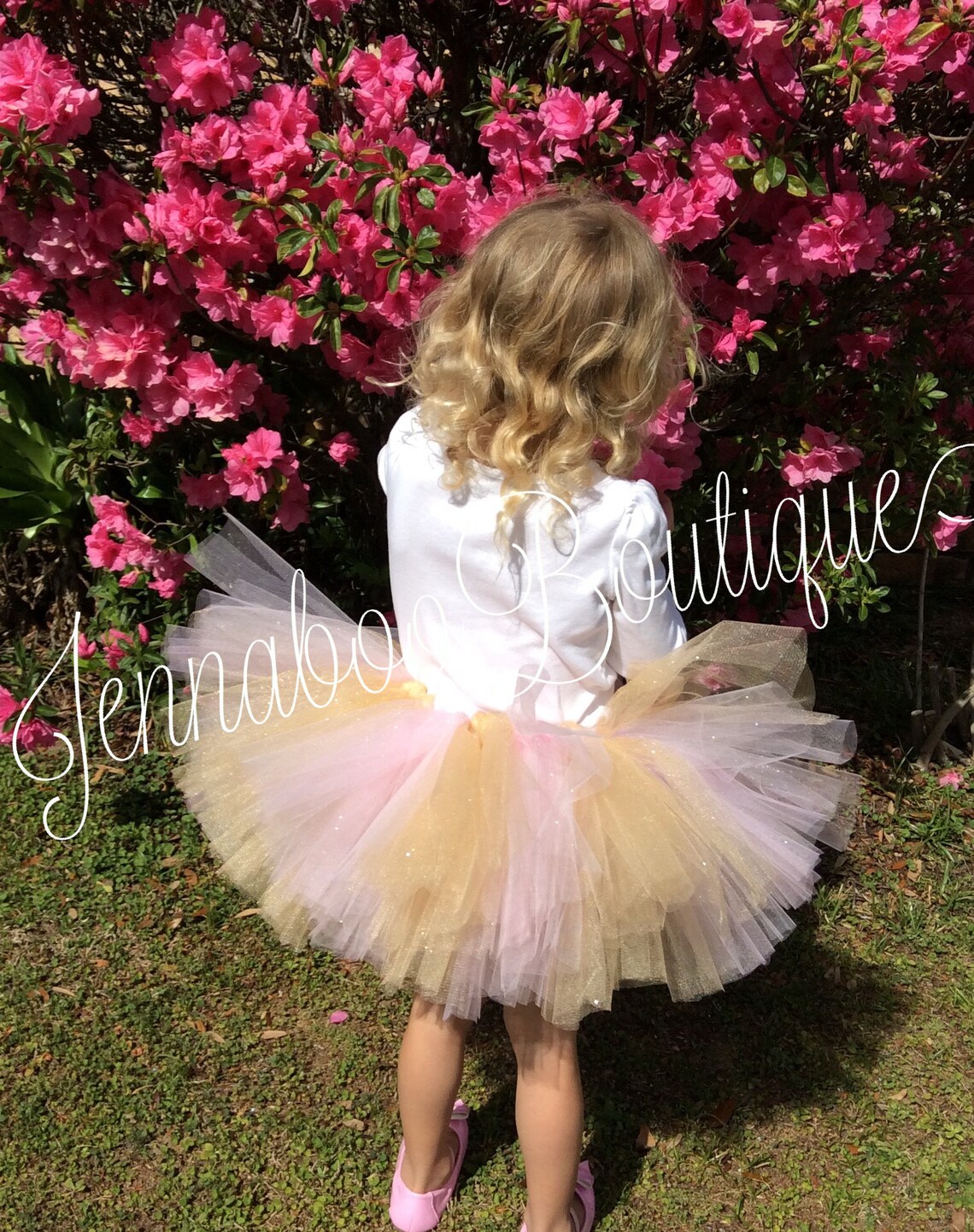 Pink and Gold Glitter Tutu Glitter Tutu Pink Gold Tutu | Etsy