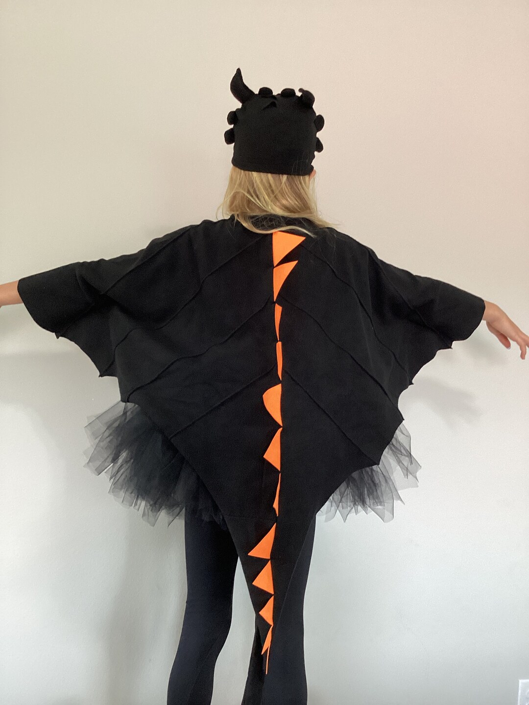 Girl Dragon Costume, Black Dragon Costume, Dragon Tutu, Girl Dragon ...