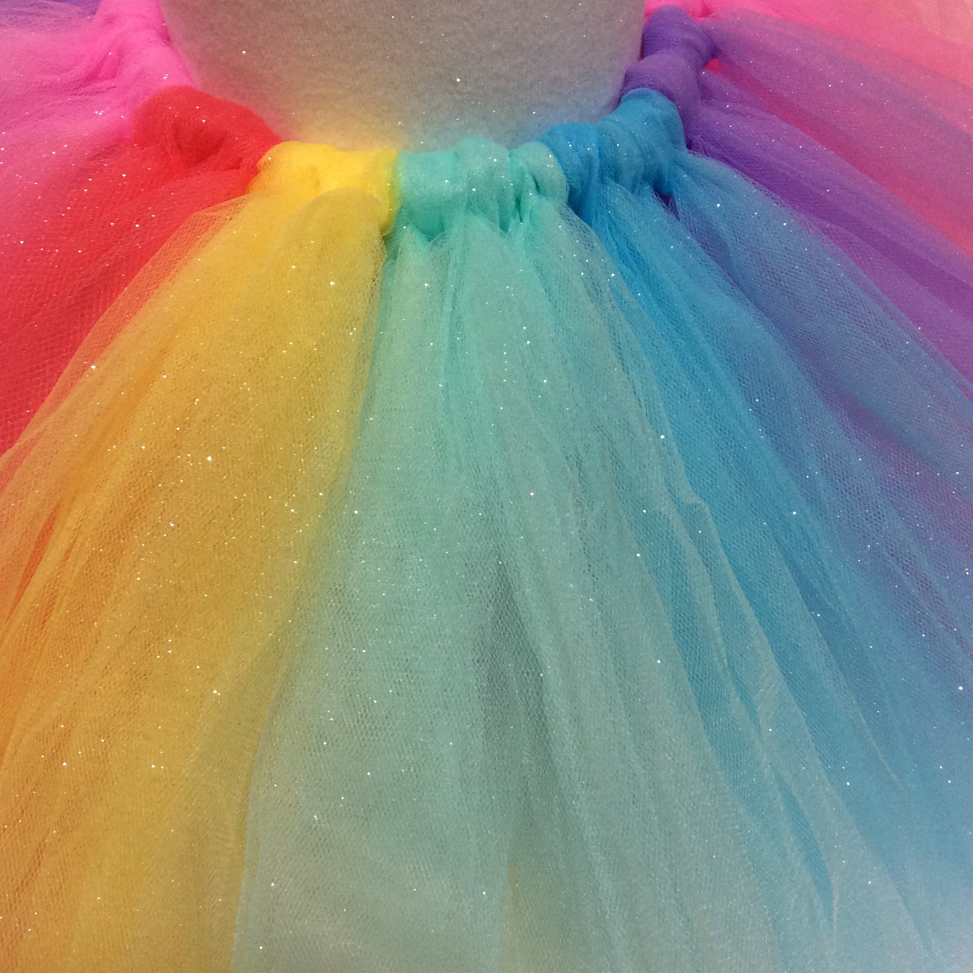 Pastel rainbow glitter tutu rainbow tutu tutu birthday | Etsy