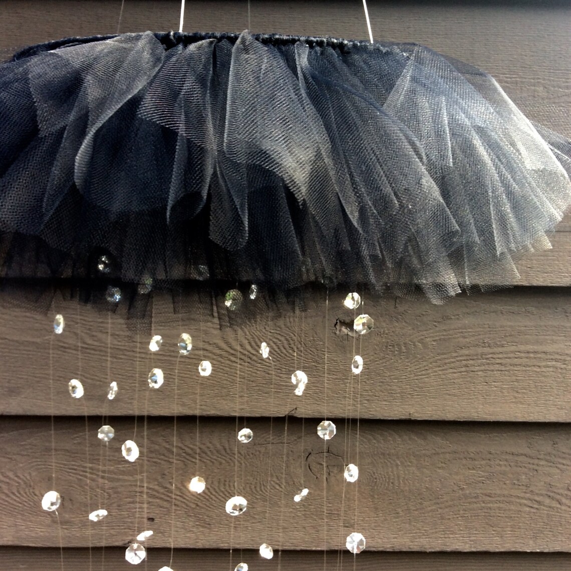 Ballerina Baby Mobile, Black Tutu Crystal Mobile, Black Baby Mobile ...