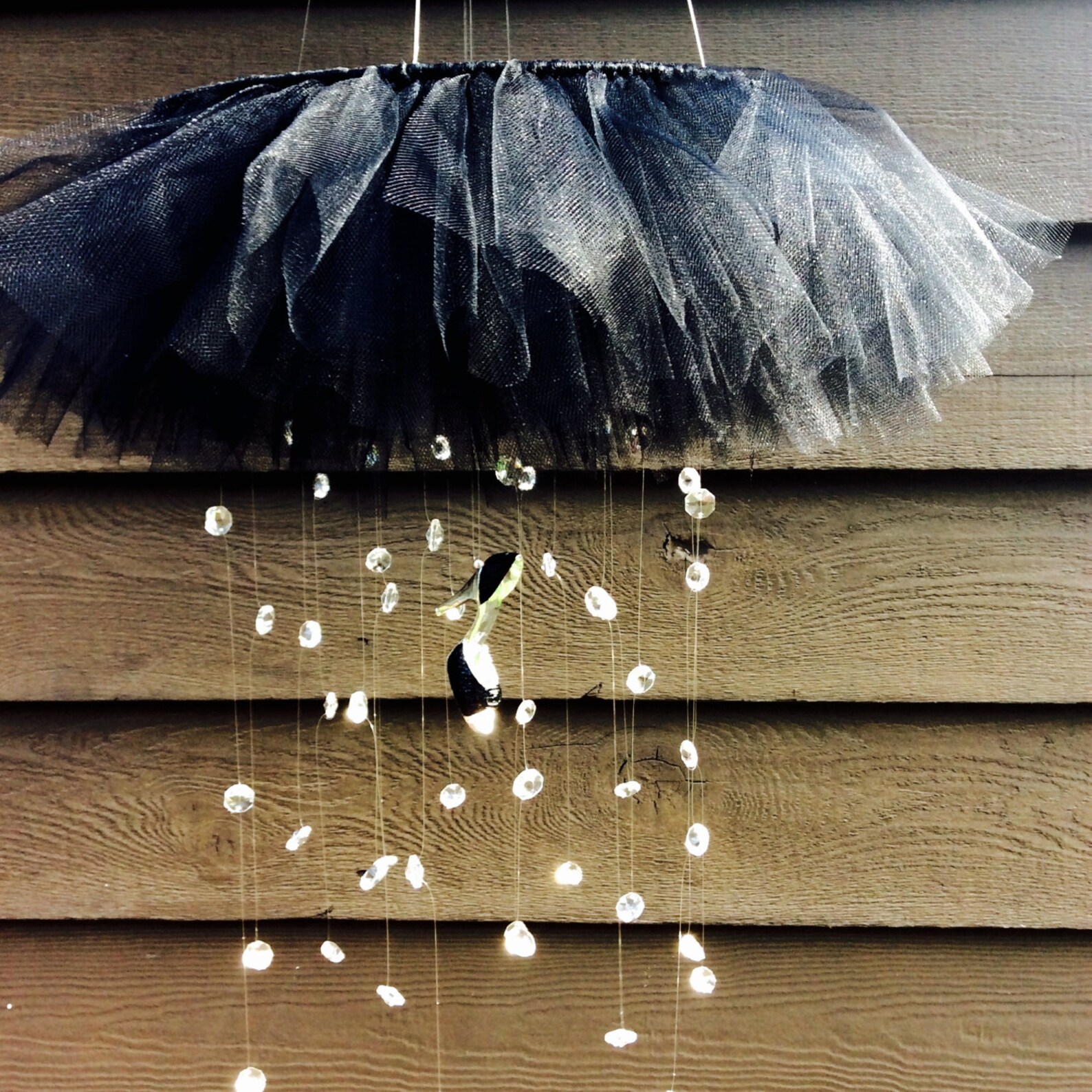 Ballerina Baby Mobile Black Tutu Crystal Mobile Black Baby - Etsy