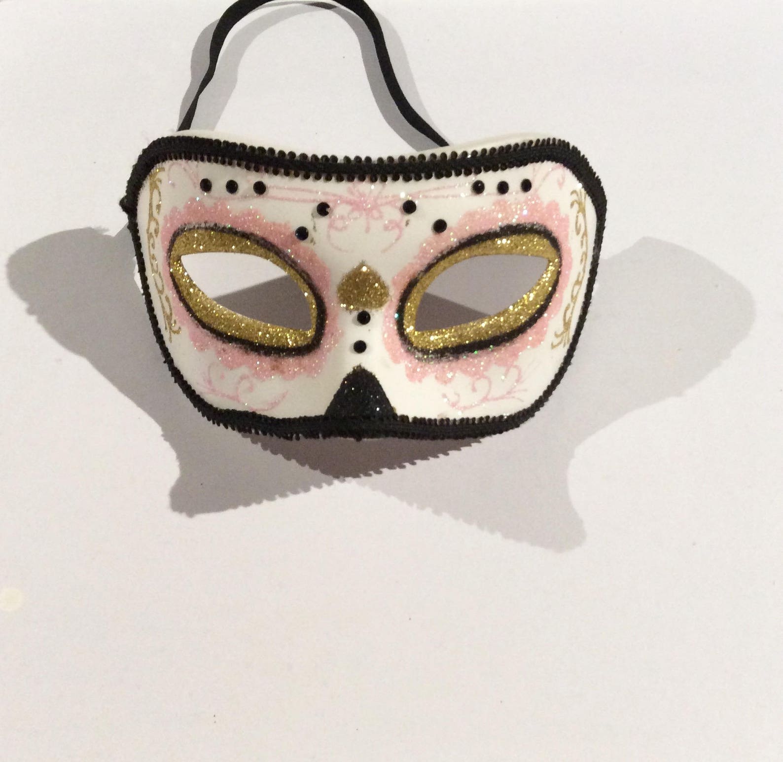 Sugar Skull Masquerade Mask, Glitter Sugar Skull, Sugar Skull Mask, Day ...