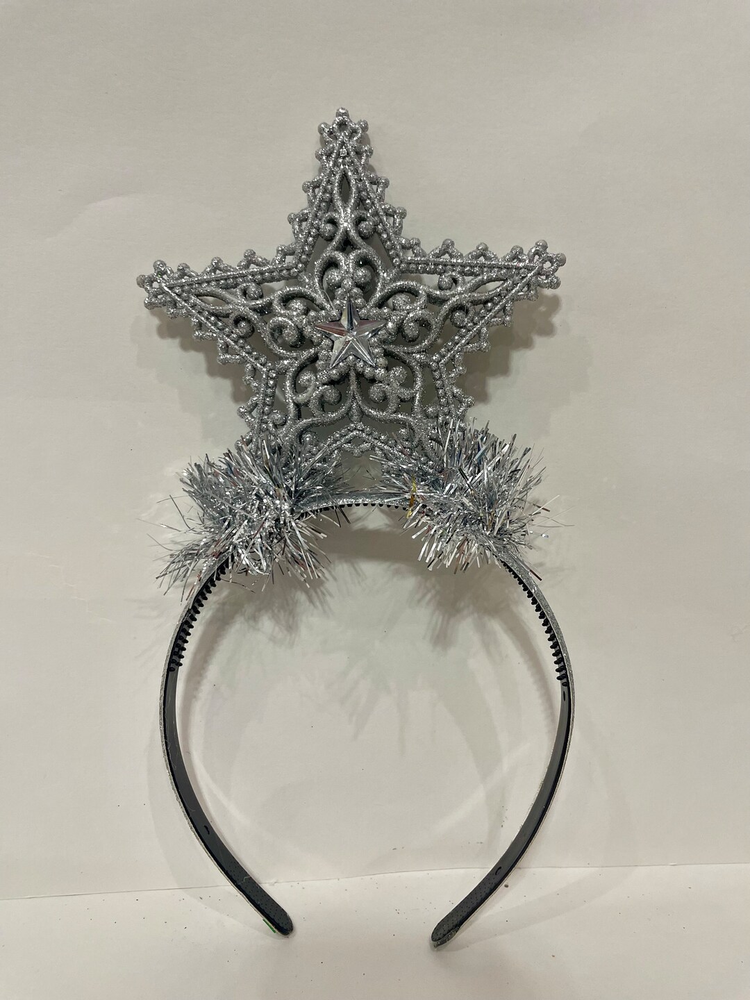Silver Christmas Star Headband, Christmas Tree Topper Headband ...