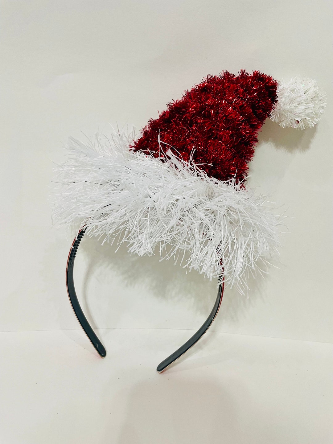 Santa Hat Headband, Santa Hat, Christmas Headband, Xmas Headband, Ugly ...