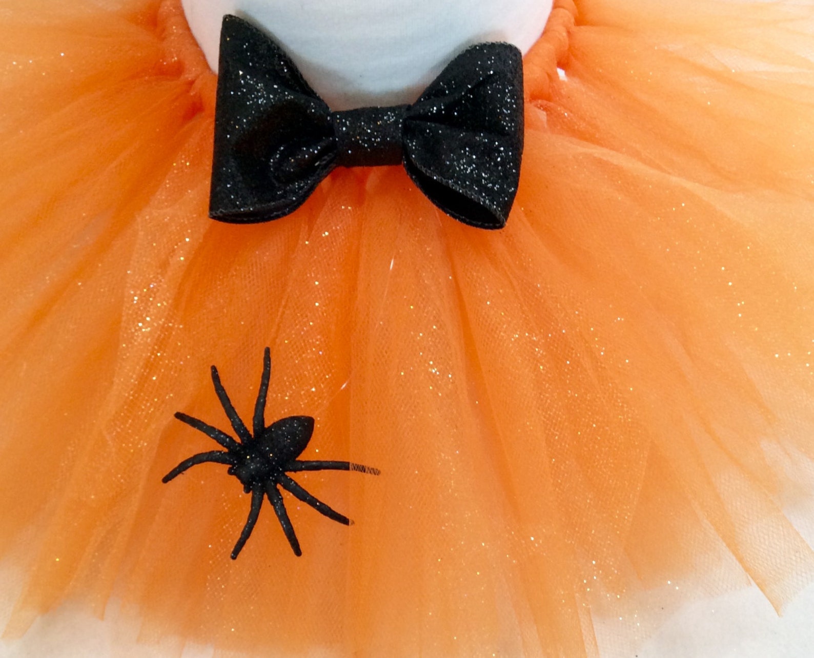 Halloween Tutu Spider Tutu Orange Black Tutu Orange Glitter - Etsy