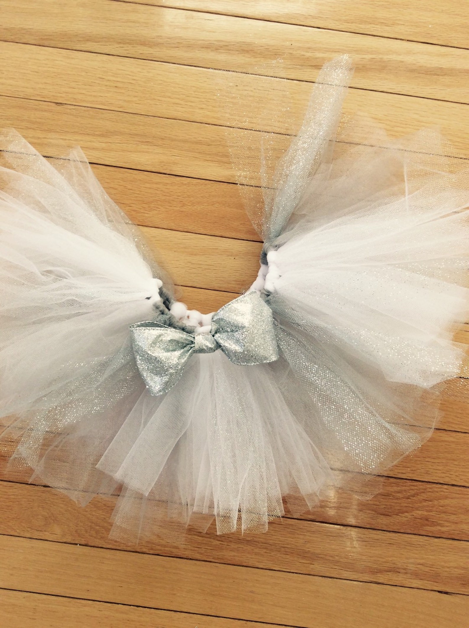 Silver and White Glitter Tutu Glitter Tutu Silver Glitter - Etsy