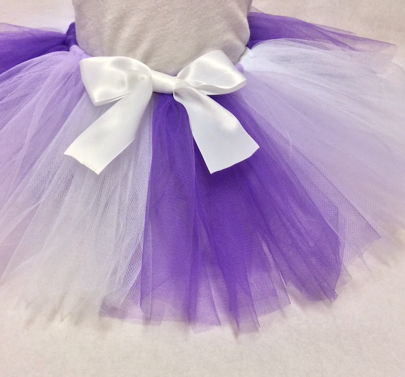 Purple and White Tutu Available in Other Colors Ombre Tutu - Etsy