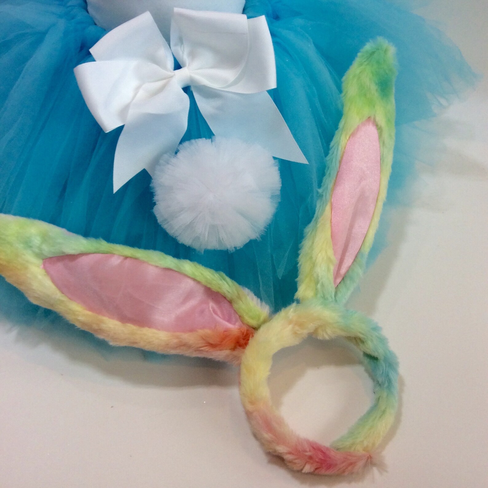 Colorful Rabbit Costume Tie Dye Rabbit Rabbit Halloween - Etsy