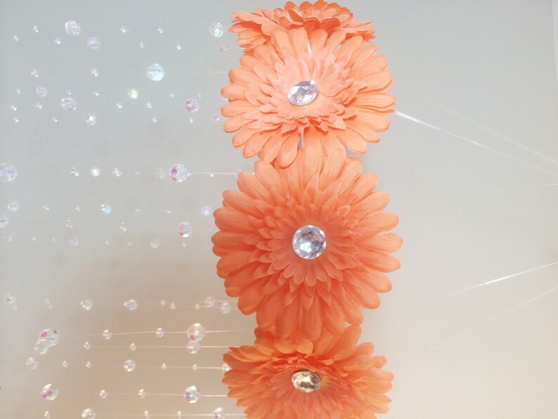 Orange Baby Mobile, Baby Girl Mobile, Orange Mobile, Baby Mobile ...