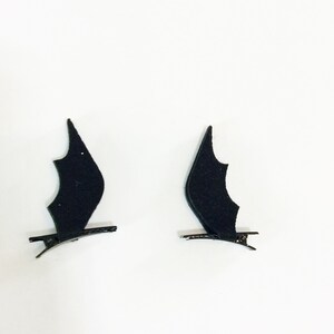 Bat Wing Clips, Bat Wing Hair Clips, Kids Bat Costume, Halloween Bat ...