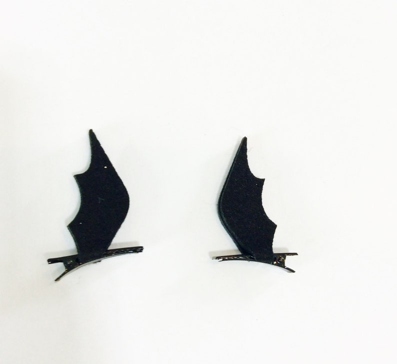 Bat Wing Clips Bat Wing Hair Clips Kids Bat Costume - Etsy