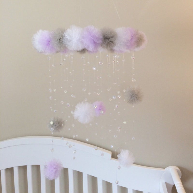 Purple Baby Mobile - Etsy