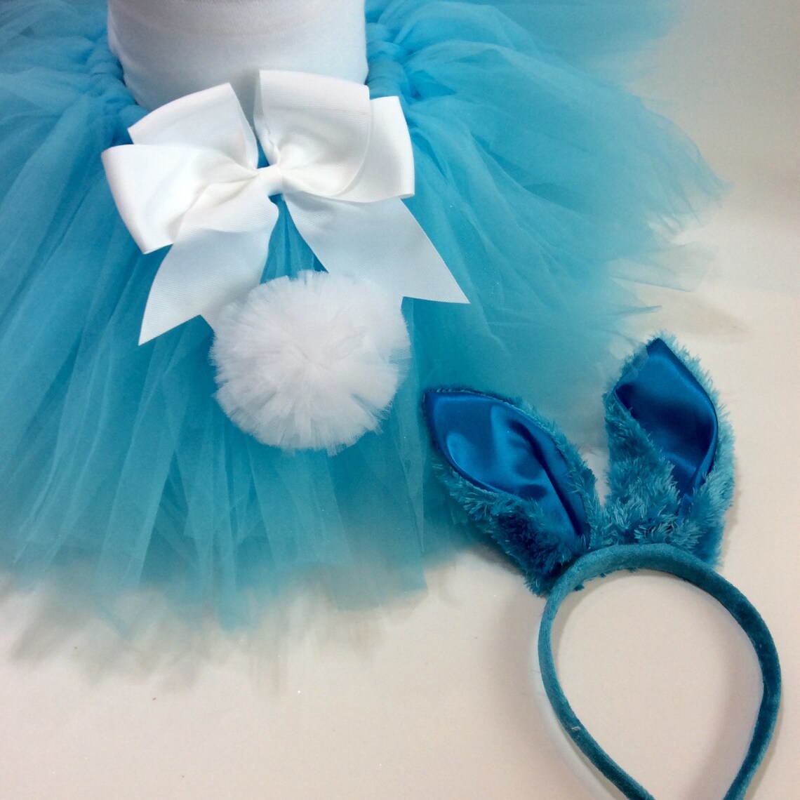 Easter Tutu, Blue Easter Tutu,pink Easter Bunny Tutu, Bunny Headband ...
