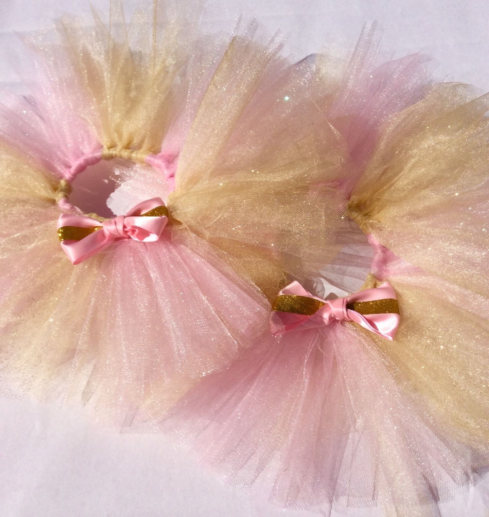 Pink and Gold Glitter Tutu Glitter Tutu Pink Gold Tutu | Etsy