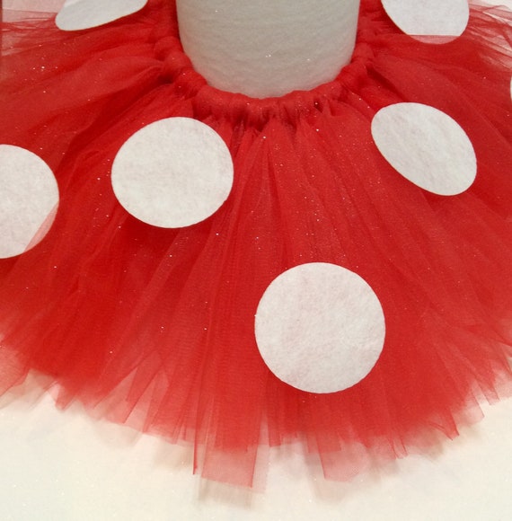 Red and White Polka Dot Tutu Polka Dot Tutu Birthday Tutu | Etsy