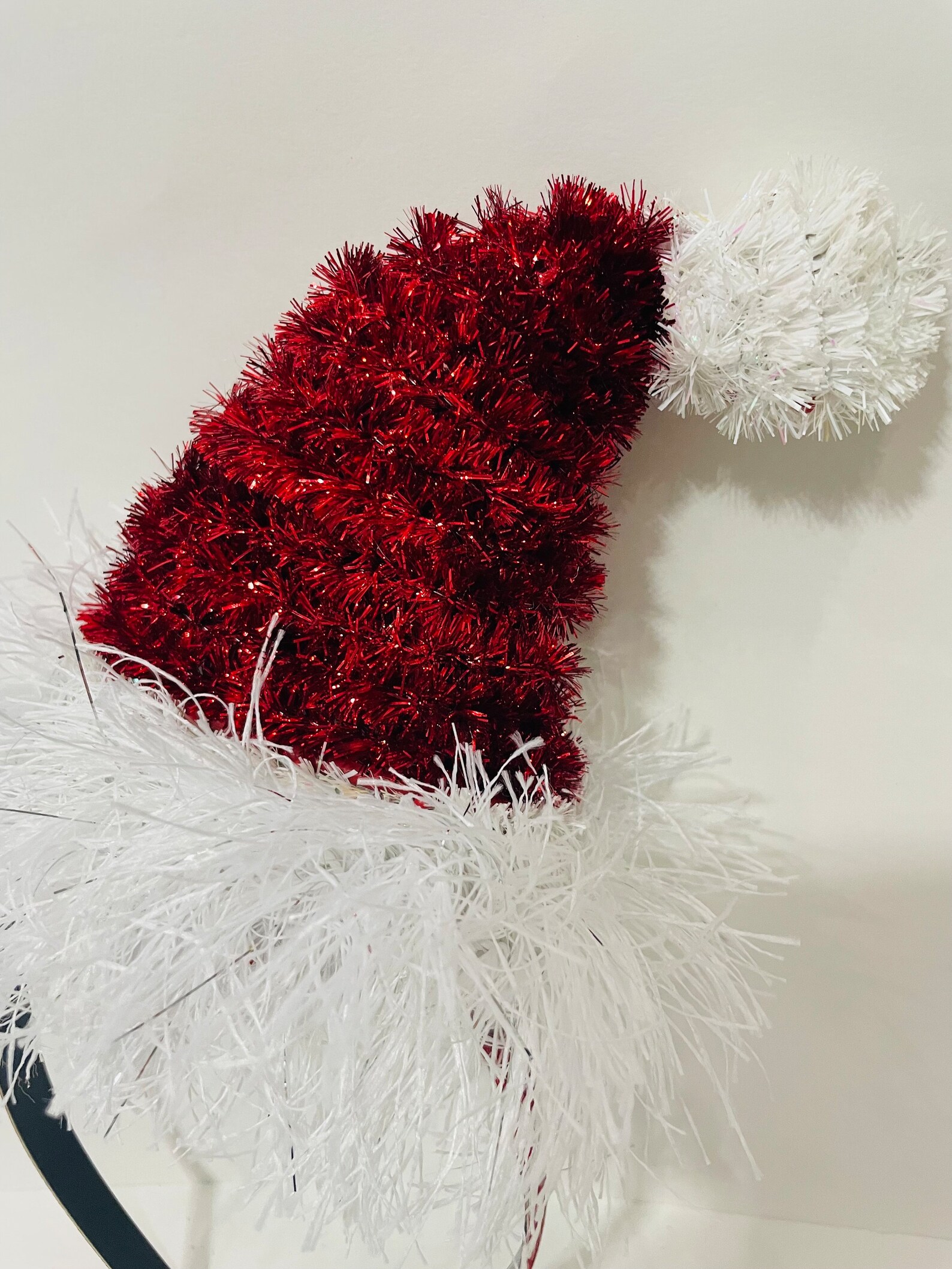 Santa Hat Headband, Santa Hat, Christmas Headband, Xmas Headband, Ugly ...