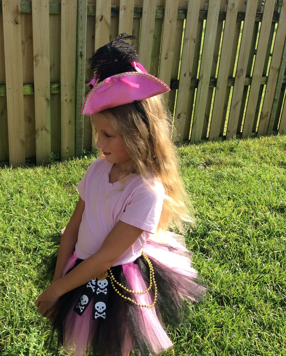 Pink Pirate Costume Pirate Tutu Pirate Hat Mini Pirate Hat - Etsy