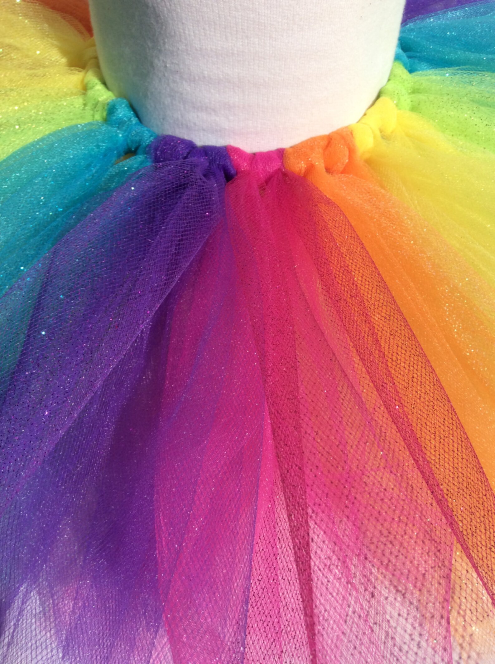 Rainbow Glitter Tutu, Rainbow Tutu, Colorful Tutu, Birthday Tutu, Fun ...