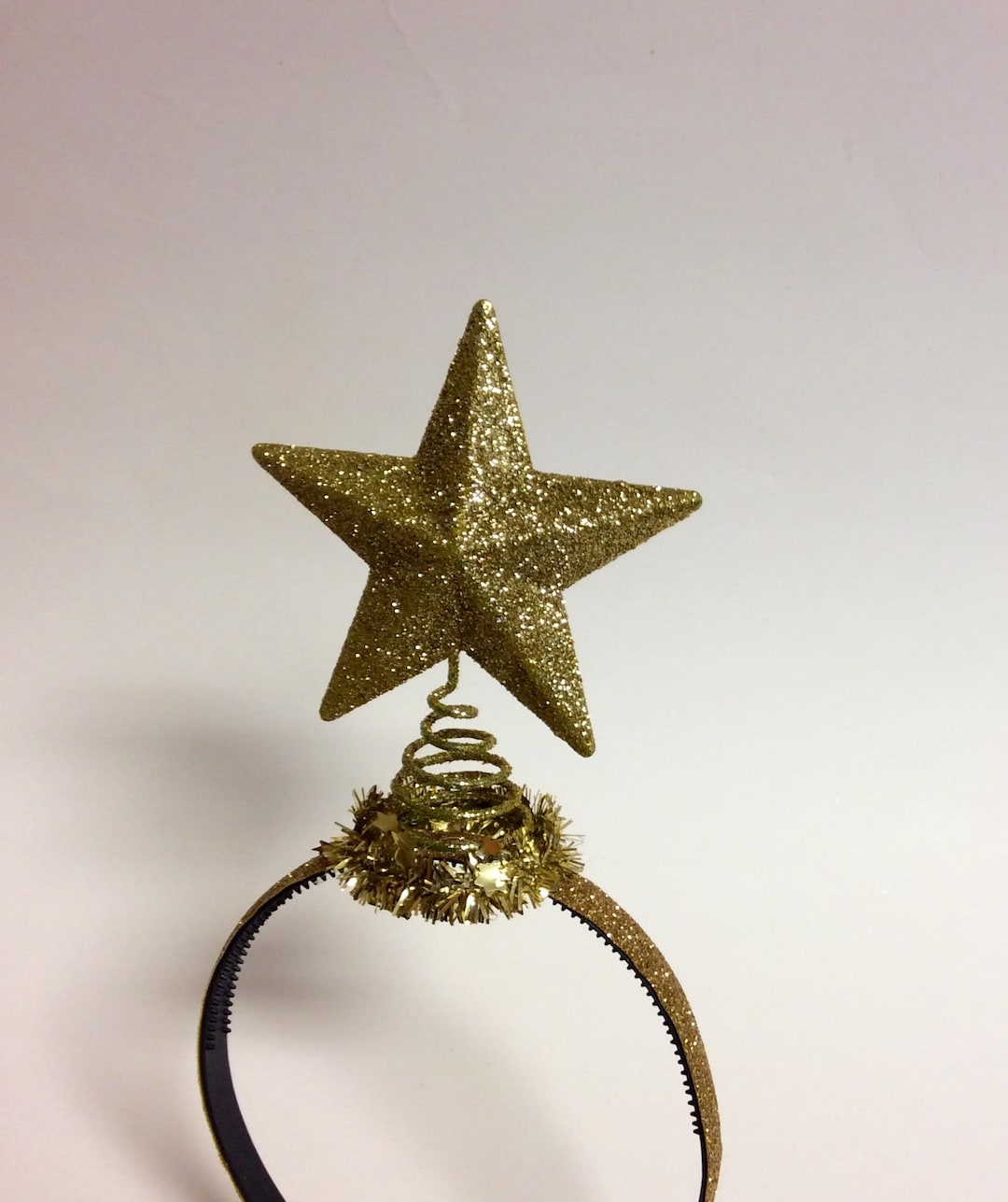 Gold Silver Christmas Star Headband, Xmas Tree Topper Headband ...