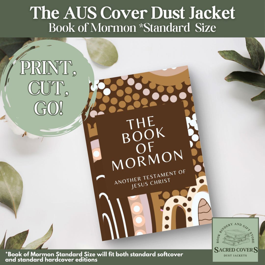 The AUS Cover Book of Mormon Digital Download Printable LDS Standard ...