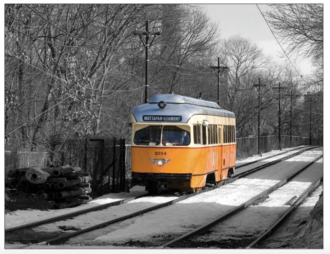 Boston PCC Trolley Notecards - Blank - Etsy