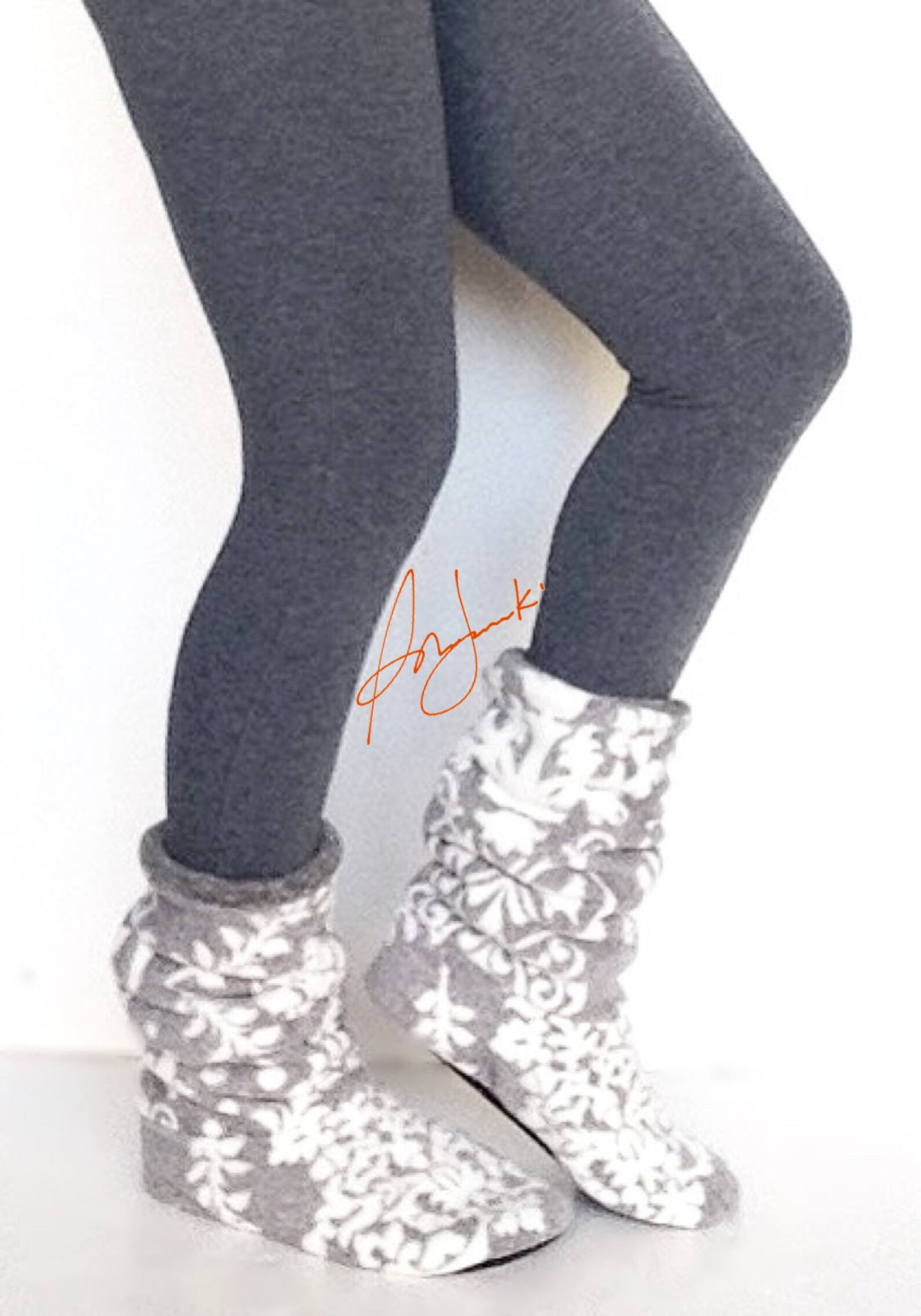 Womens Slippers Moccasin Socks Sock Boots Knee High - Etsy