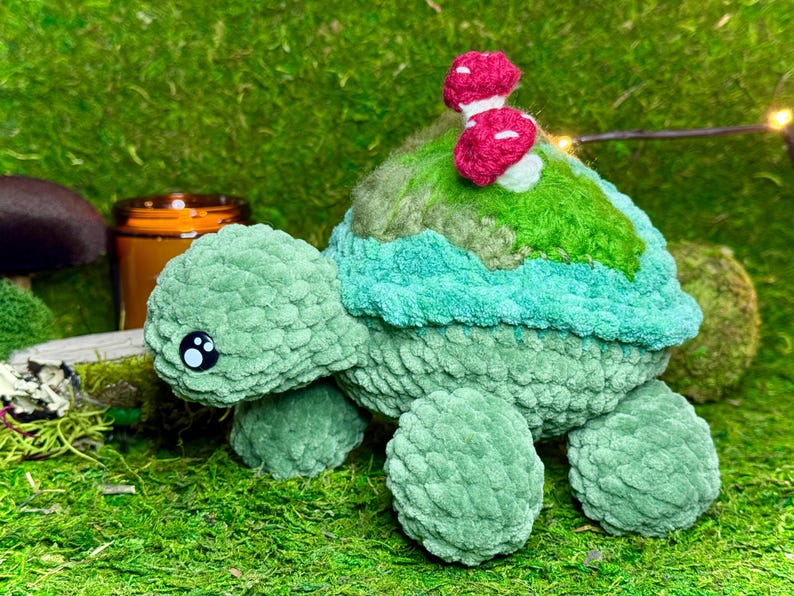 The Mossy Turtle – Crochet Pattern (digital Download) - Etsy