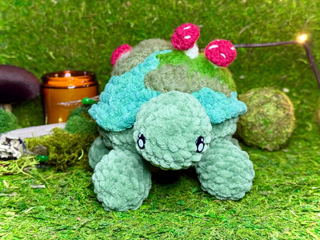 The Mossy Turtle – Crochet Pattern (digital Download) - Etsy
