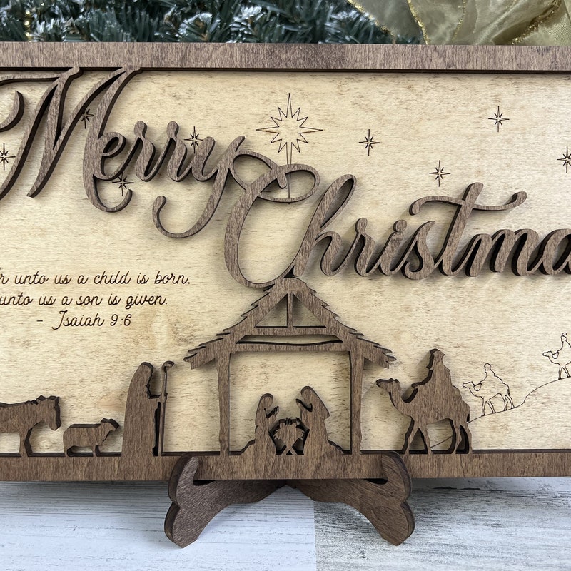 Nativity Sign - Etsy