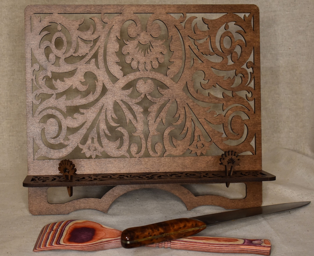 Recipe Book Holder, iPad Holder, Tablet Holder, Cookbook Holder, Book ...