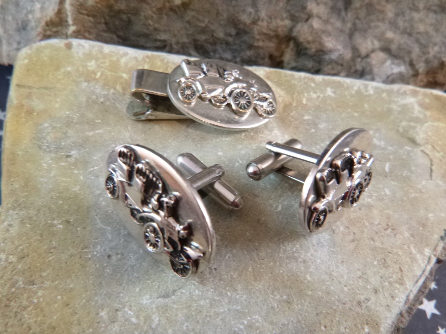 Car Lover Cadillac ‘03 Model A Horseless Carriage Vintage Cuff Links ...