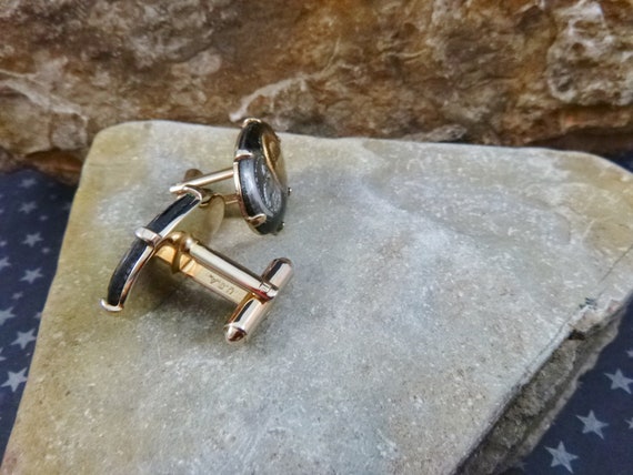 Hickok Roman Coin Vintage Cuff Links | Encased Ancie… - Gem