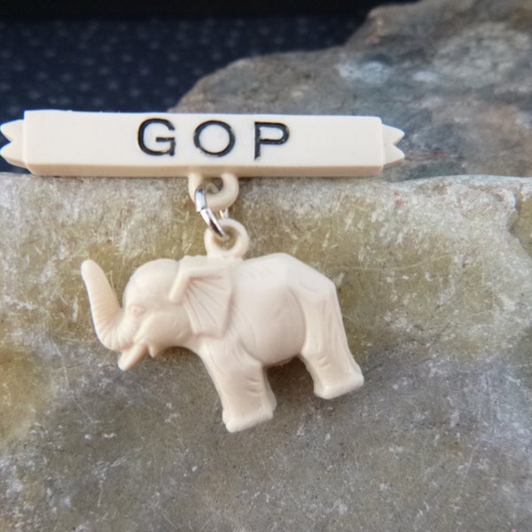 Gop Elephant Pin - Etsy