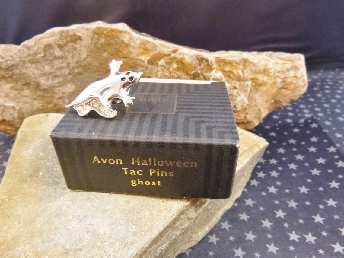1995 Avon Halloween Little Ghost Vintage Lapel Tac Pin Rare - Etsy