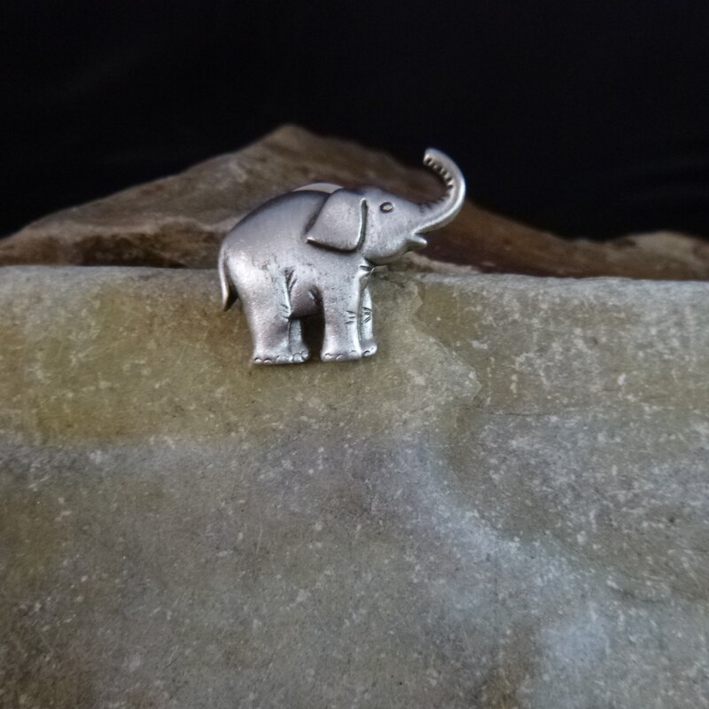 Elephant Lapel Pin - Etsy