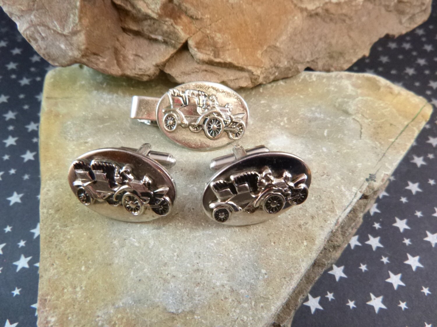 Car Lover Cadillac ‘03 Model A Horseless Carriage Vintage Cuff Links ...