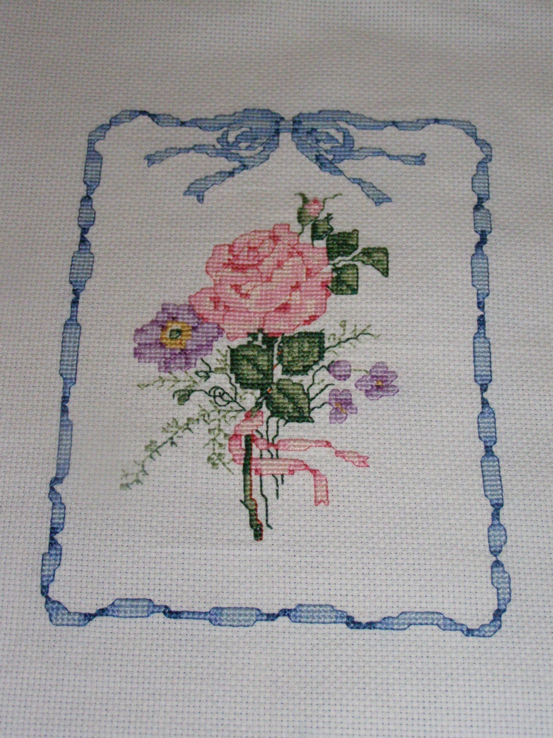 Rose Cross-stitch - Etsy