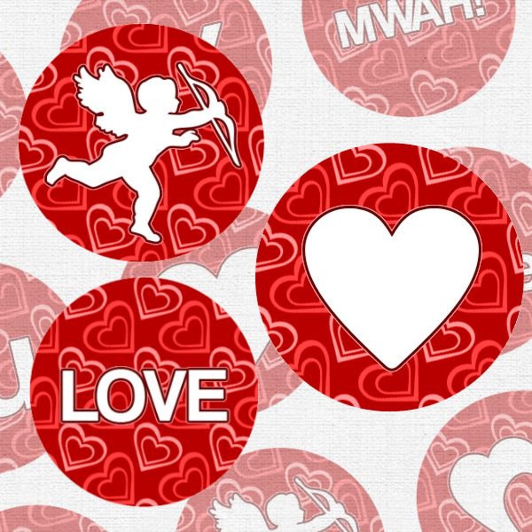 Love Bottle Cap Images Instant Download Digital Collage Sheet - Etsy