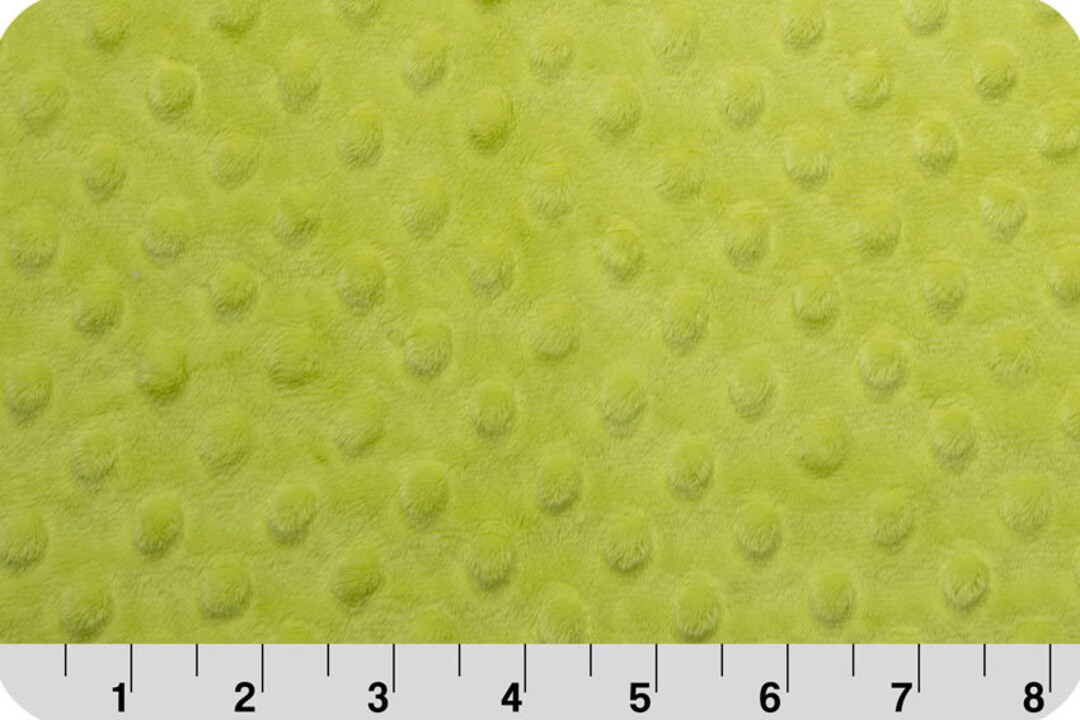 Cuddle Plush, Dimple Dot Shannon Fabrics Apple Green - Etsy