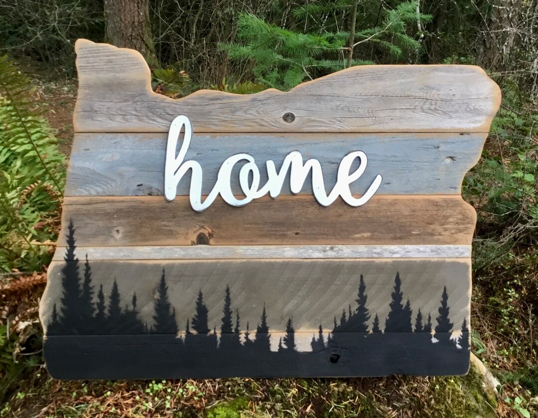 Large Oregon Sign, Oregon Wood Sign, Oregon Decor, Oregon State Sign ...