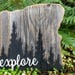 ANY USA STATE, Oregon Wood Sign, Tree Line Wall Art, Explore Sign ...