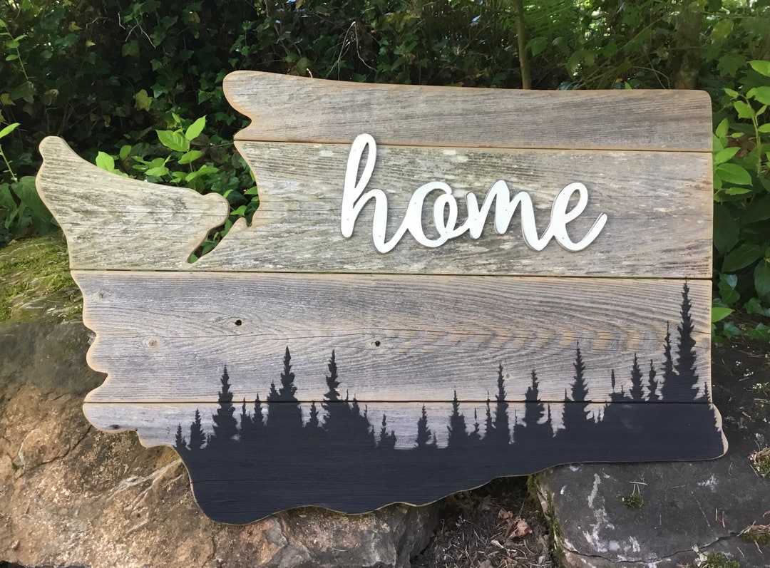 FREE Shipping, Extra Large Washington State Sign, Washington State Sign ...