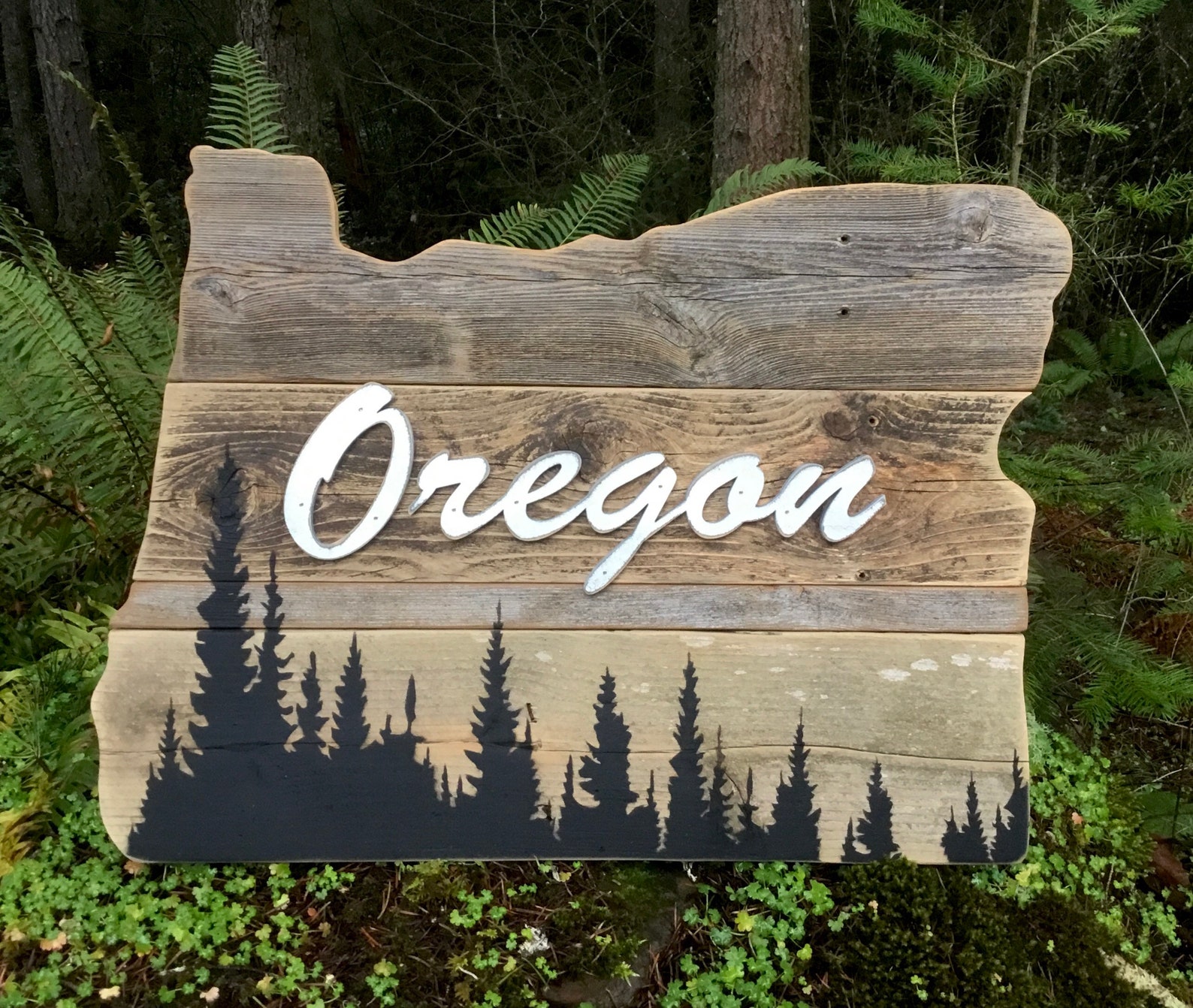 FREE SHIPPING Oregon Sign Oregon State Decor State Wall - Etsy